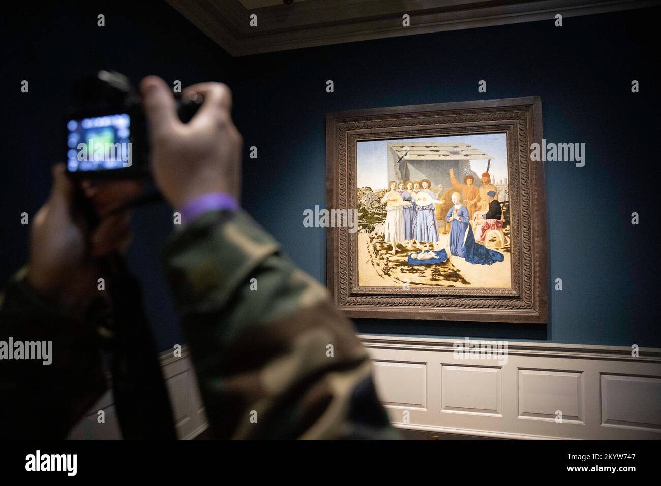 Piero's Nativity restored at the National Gallery following a three ...