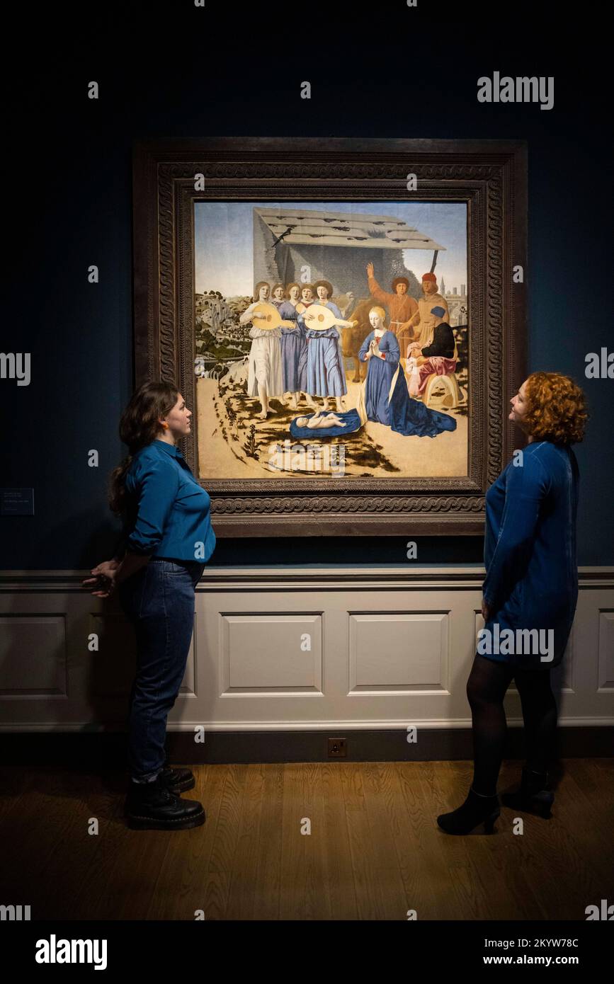 Piero's Nativity restored at the National Gallery following a three ...