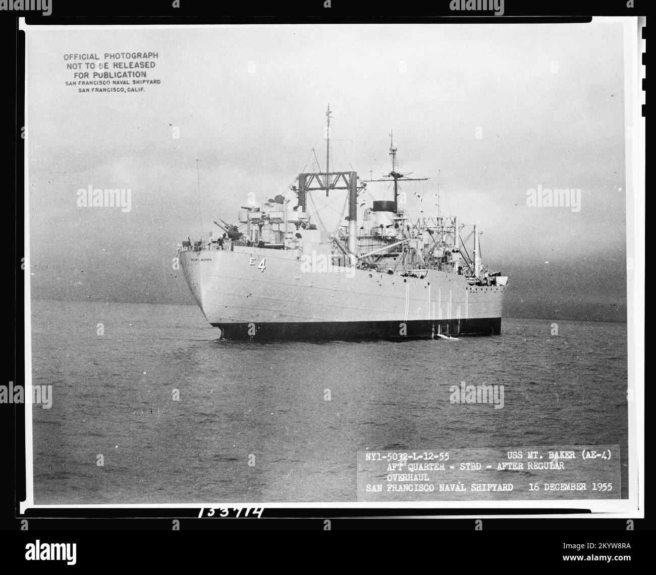 AE-4 Mt. Baker , Ships, Naval Vessels, Boats, Naval History, Navy Stock ...