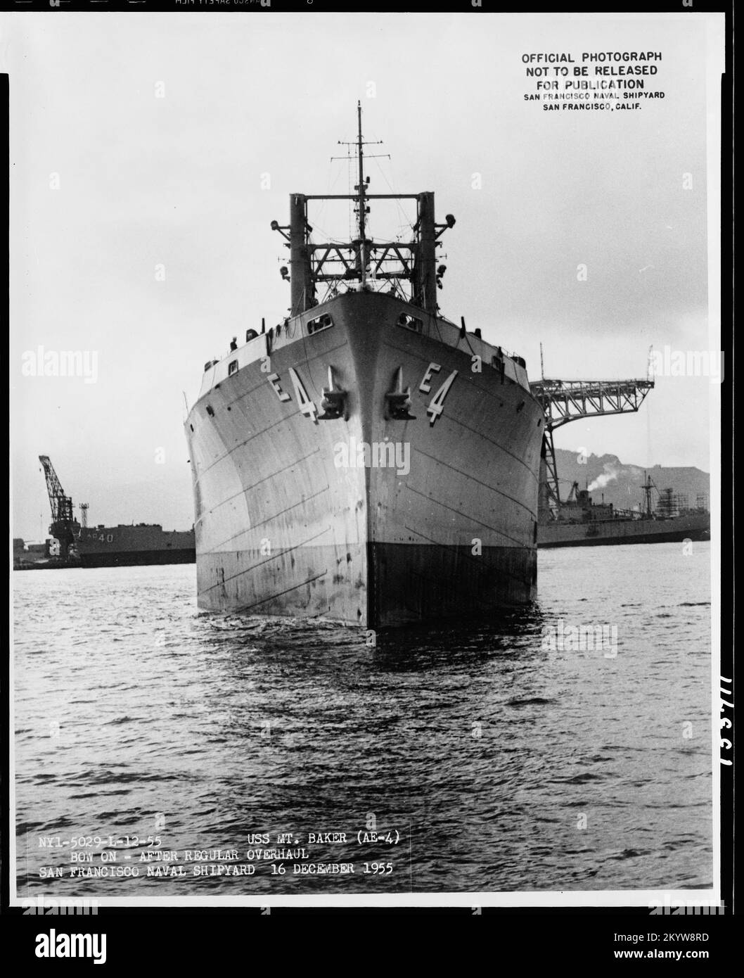 AE-4 Mt. Baker , Ships, Naval Vessels, Boats, Naval History, Navy Stock ...