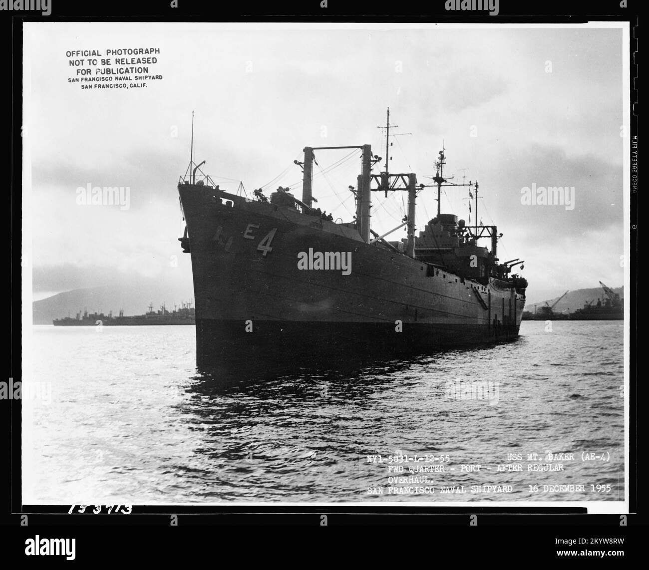 AE-4 Mt. Baker , Ships, Naval Vessels, Boats, Naval History, Navy Stock ...