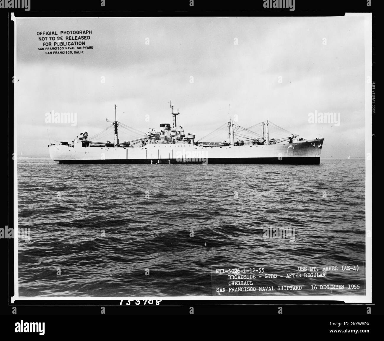 AE-4 Mt. Baker , Ships, Naval Vessels, Boats, Naval History, Navy Stock ...
