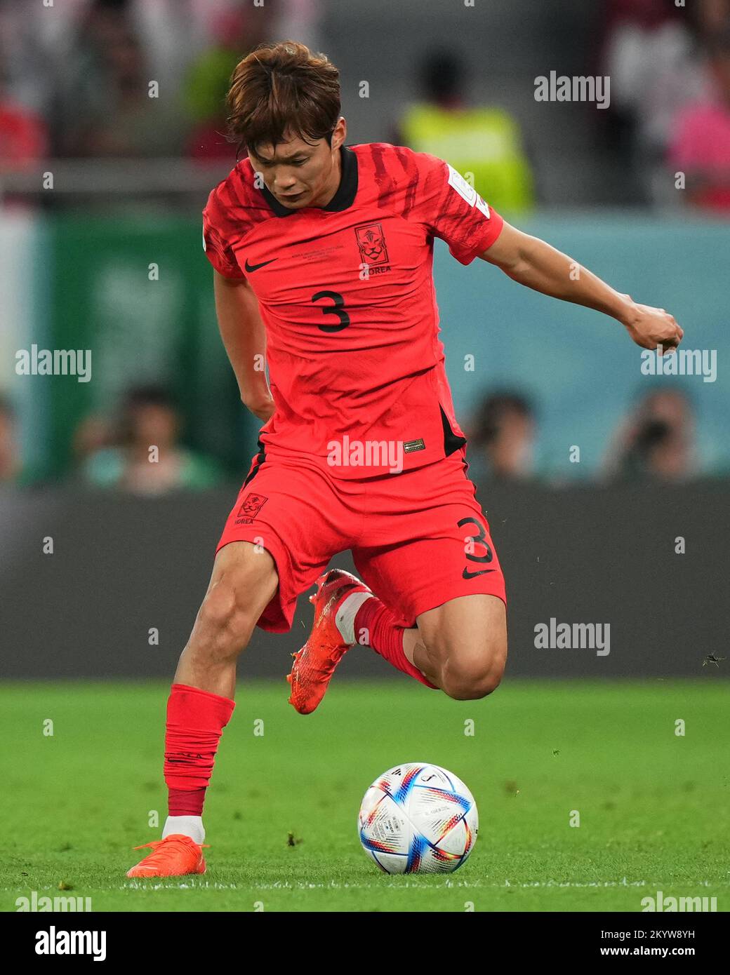 Doha, Qatar. Dec 2, 2022, Kim Jinsu of South Korea during the FIFA ...