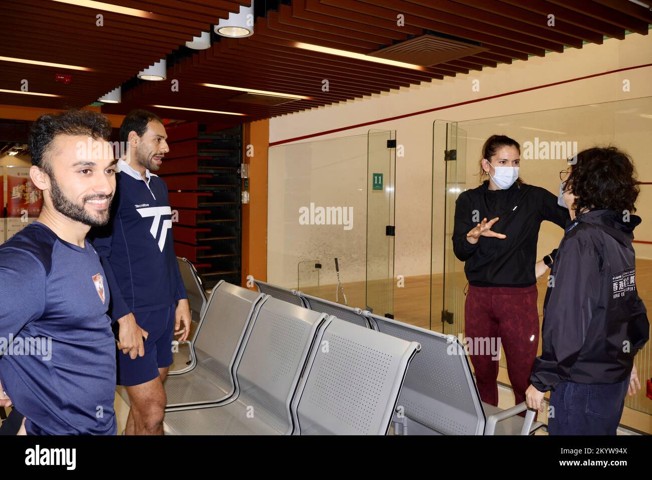 After PCR tests, defending Hong Kong Open champions Mohamed Elshorbagy ...