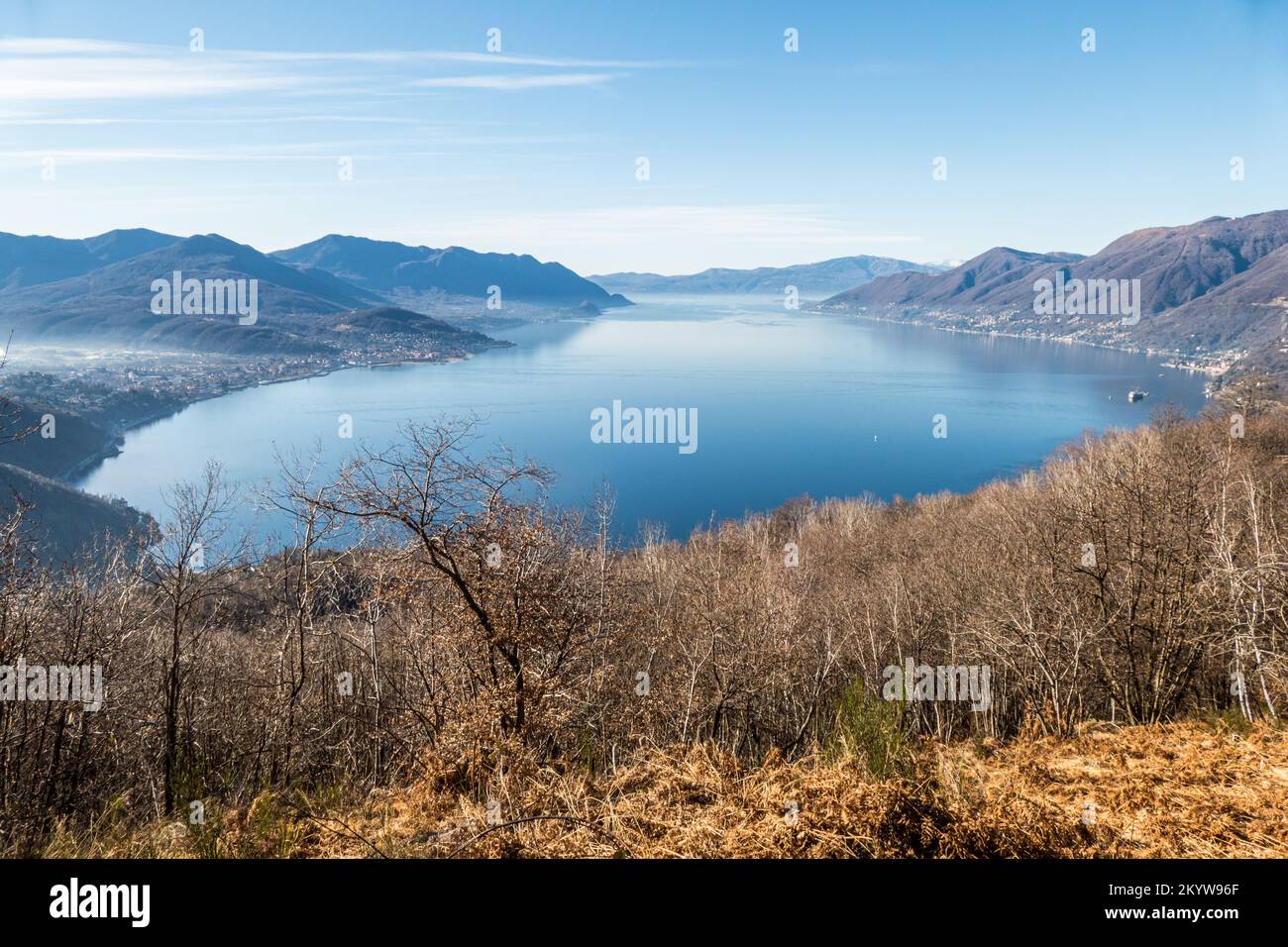 Wide view of lago maggiore hi-res stock photography and images - Alamy