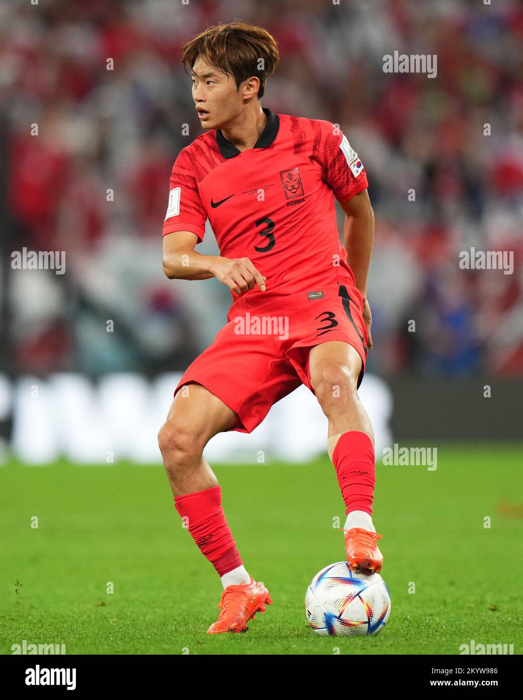 Doha, Qatar. Dec 2, 2022, Kim Jinsu of South Korea during the FIFA ...