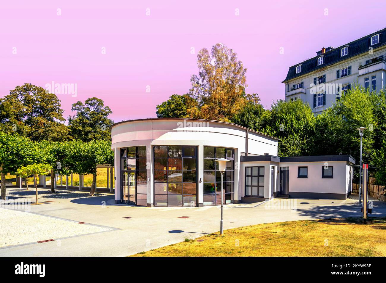 Spa Park, Bad Schwalbach, Hessen, Germany Stock Photo - Alamy