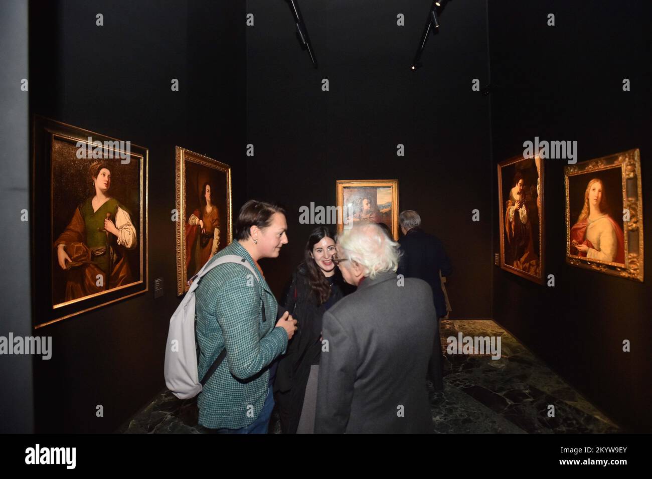 Naples, Italy. 02nd Dec, 2022. Museum of the Galleries of Italy inauguration of the Artemisia ...
