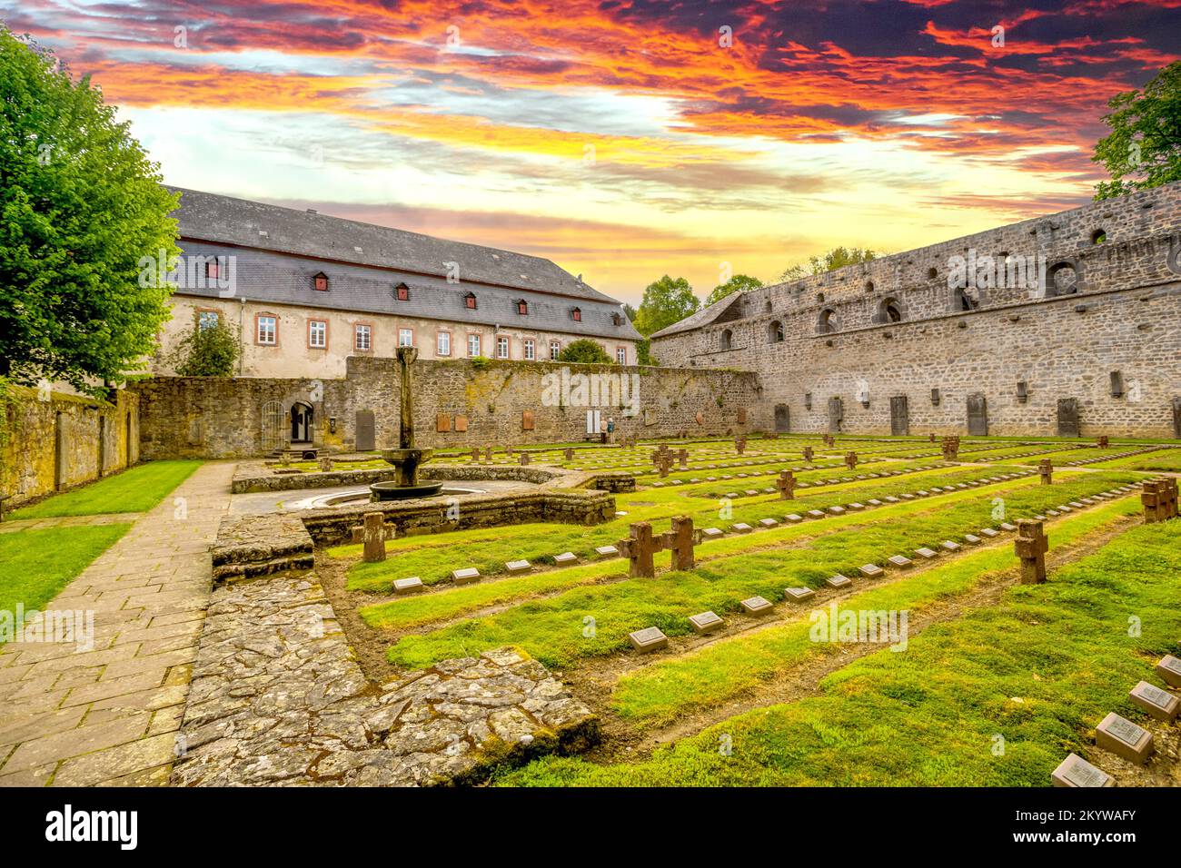 Abbey Arnsburg, Lich, Germany Stock Photo - Alamy