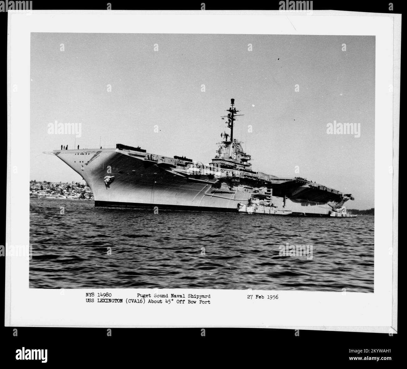 CVA 16 Lexington [19-NN-CVA 16 Lexington-154472] , Ships, Naval Vessels ...