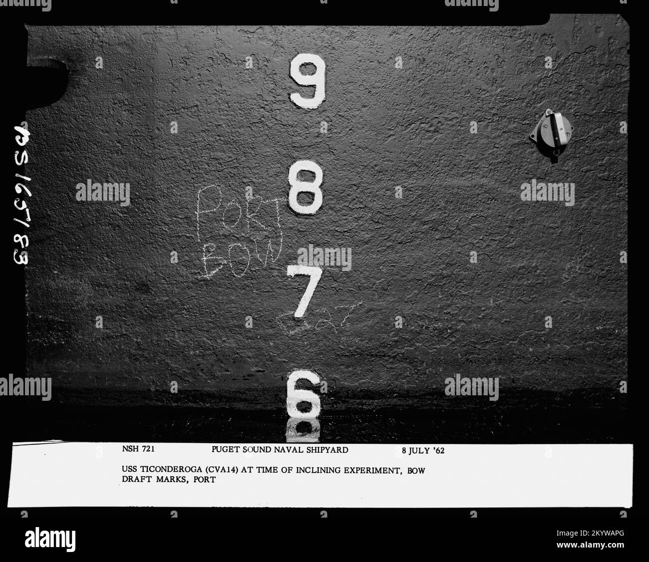 CVA 14 Ticonderoga [19-NN-CVA 14 Ticonderoga-165183] , Ships, Naval ...