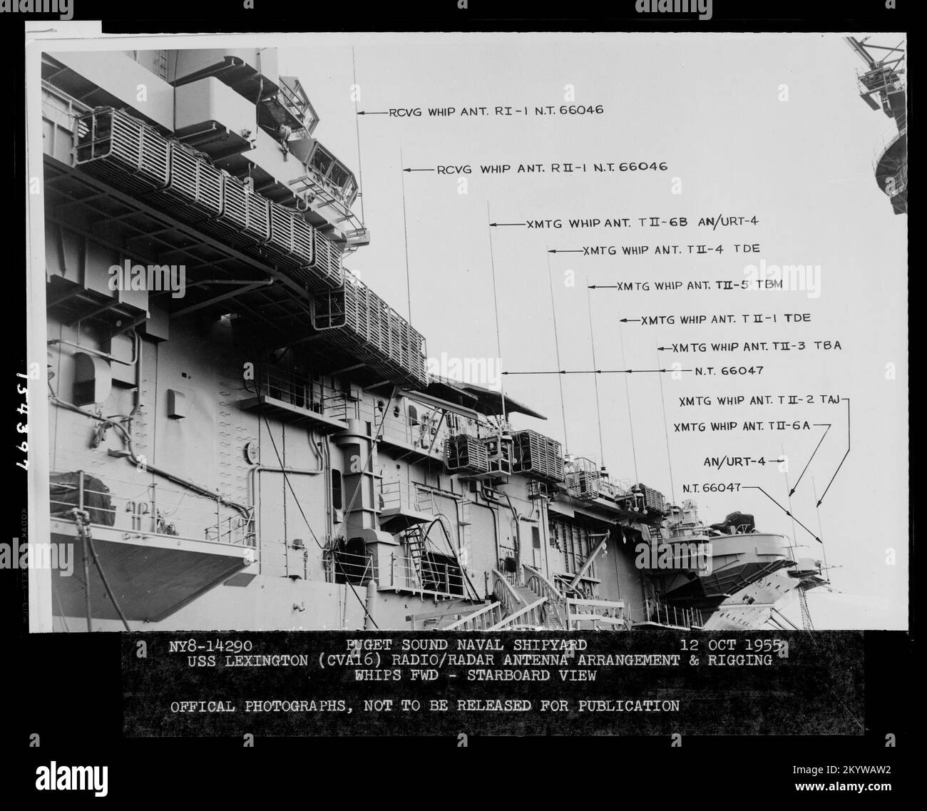 CVA 16 Lexington [19-NN-CVA 16 Lexington-154397] , Ships, Naval Vessels ...