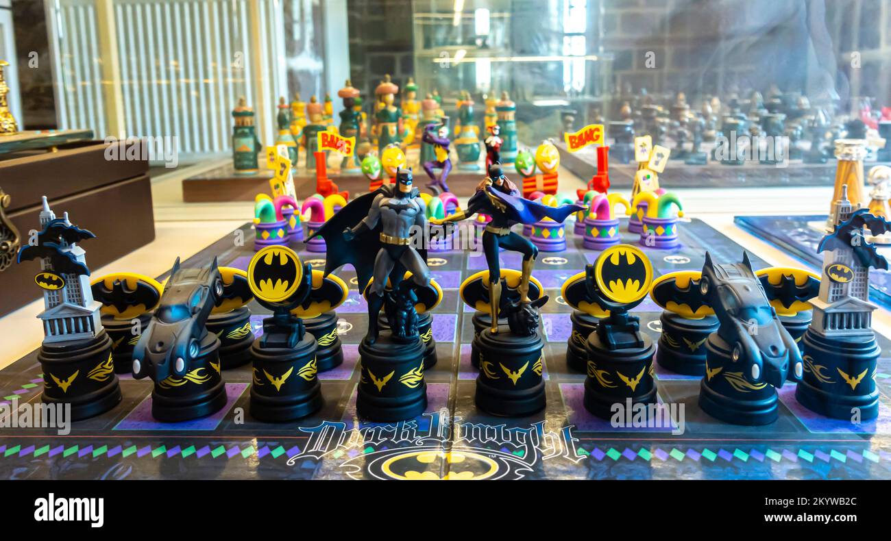 Batman, Joker themed Scottish chess set. Chess sets from Scotland ...