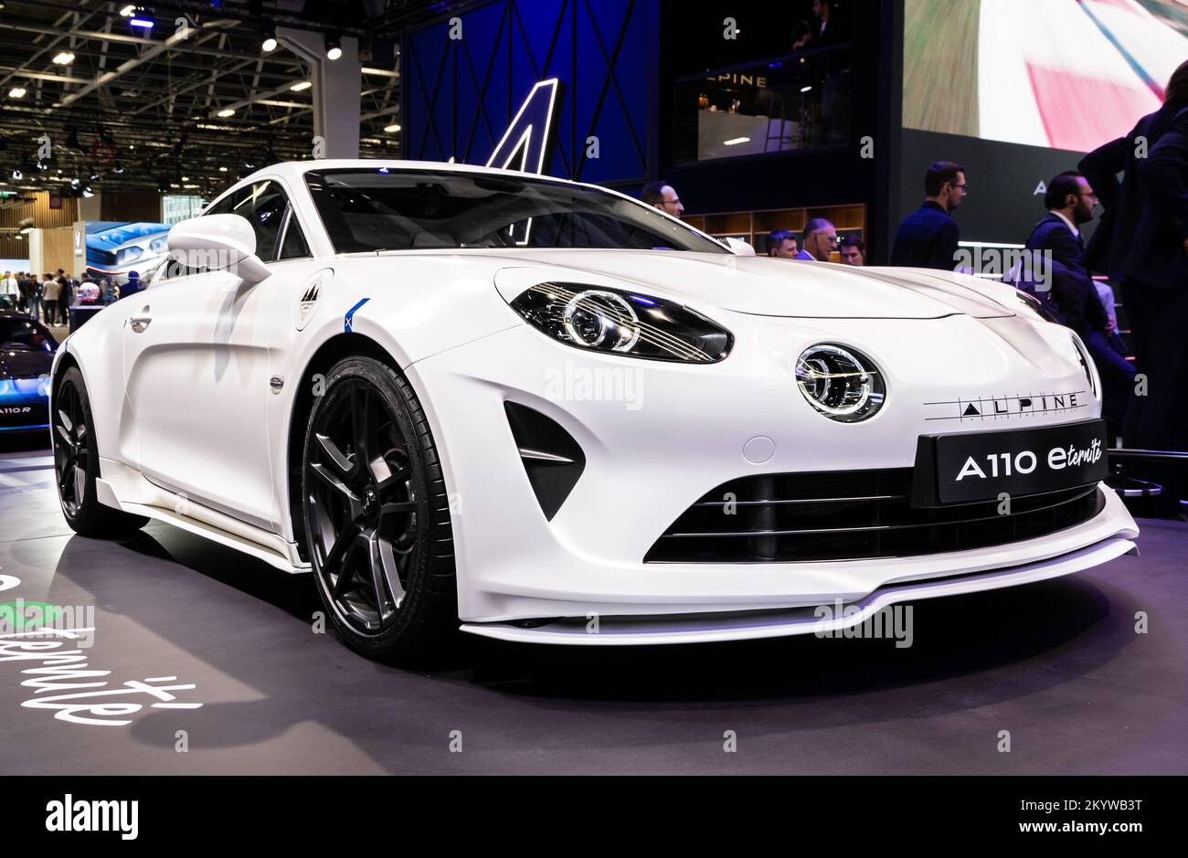 Alpine A110 E-ternite all-electric concept sports car showcased at the ...