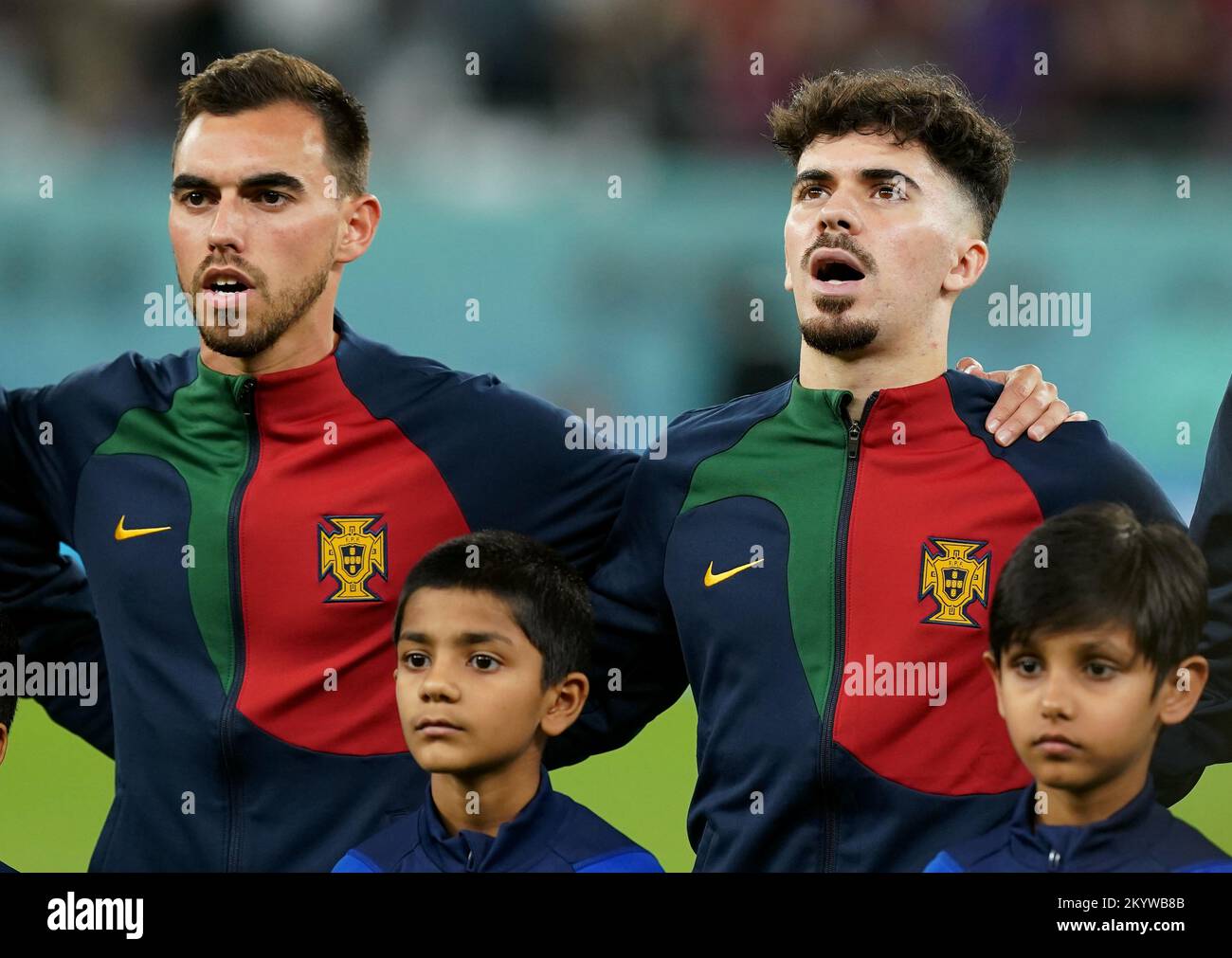 Portugals Ricardo Horta And Vitinha During The Fifa World Cup Group H