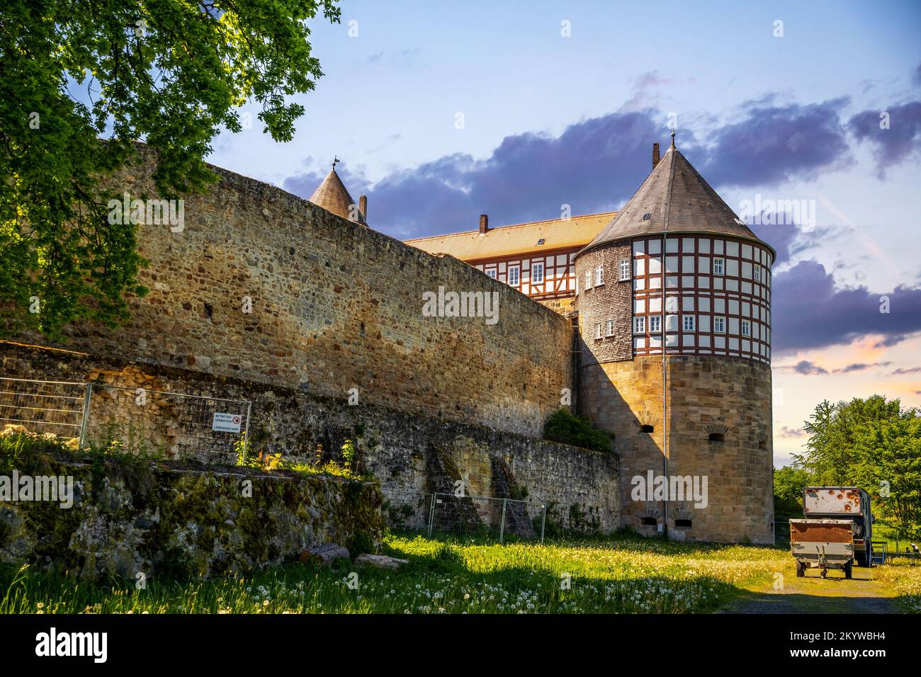 Castle Herzberg, Hessen, Germany Stock Photo - Alamy