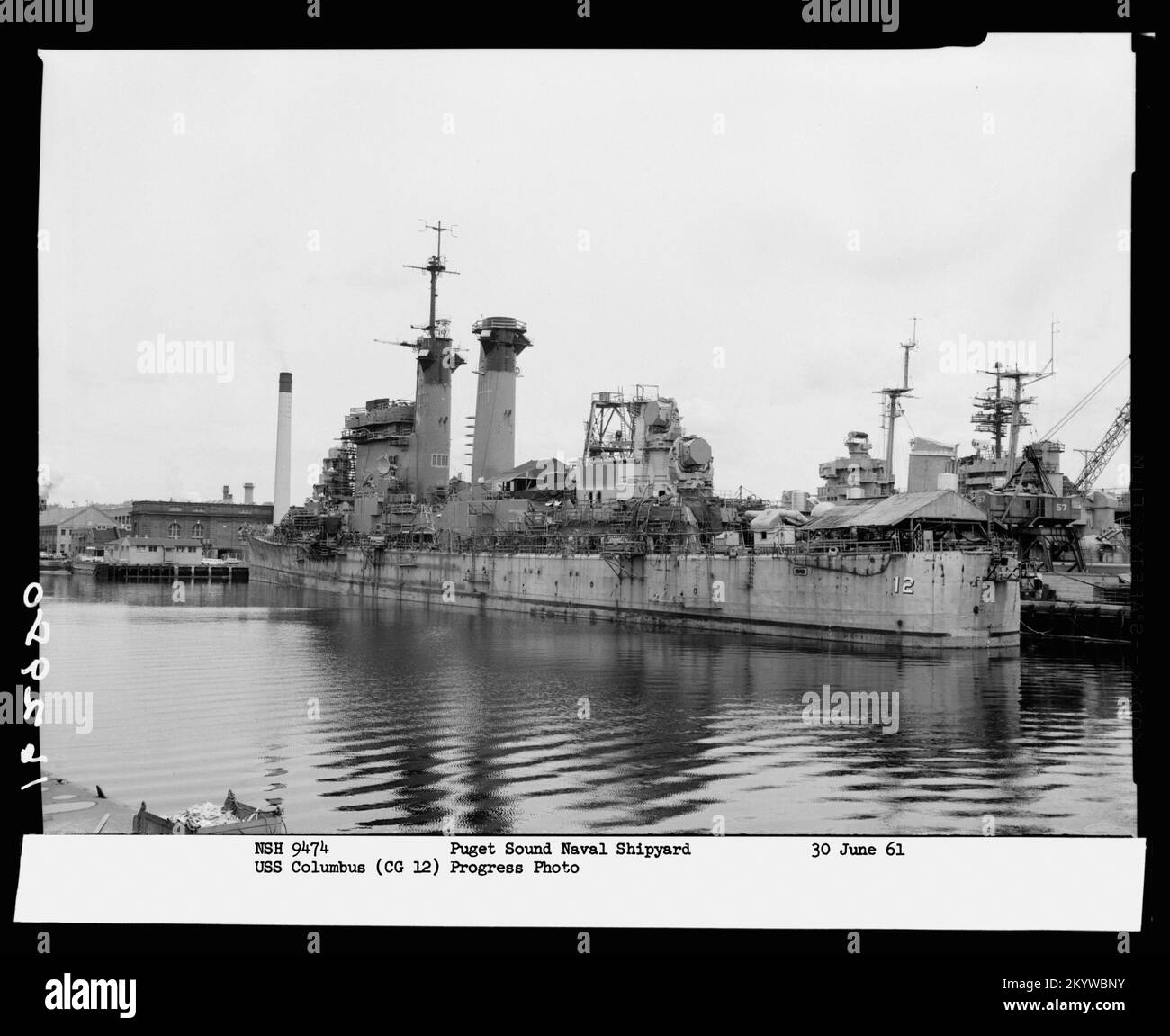 CG 12 Columbus [19-NN-CG 12 Columbus-19-NN-331-6] , Ships, Naval ...
