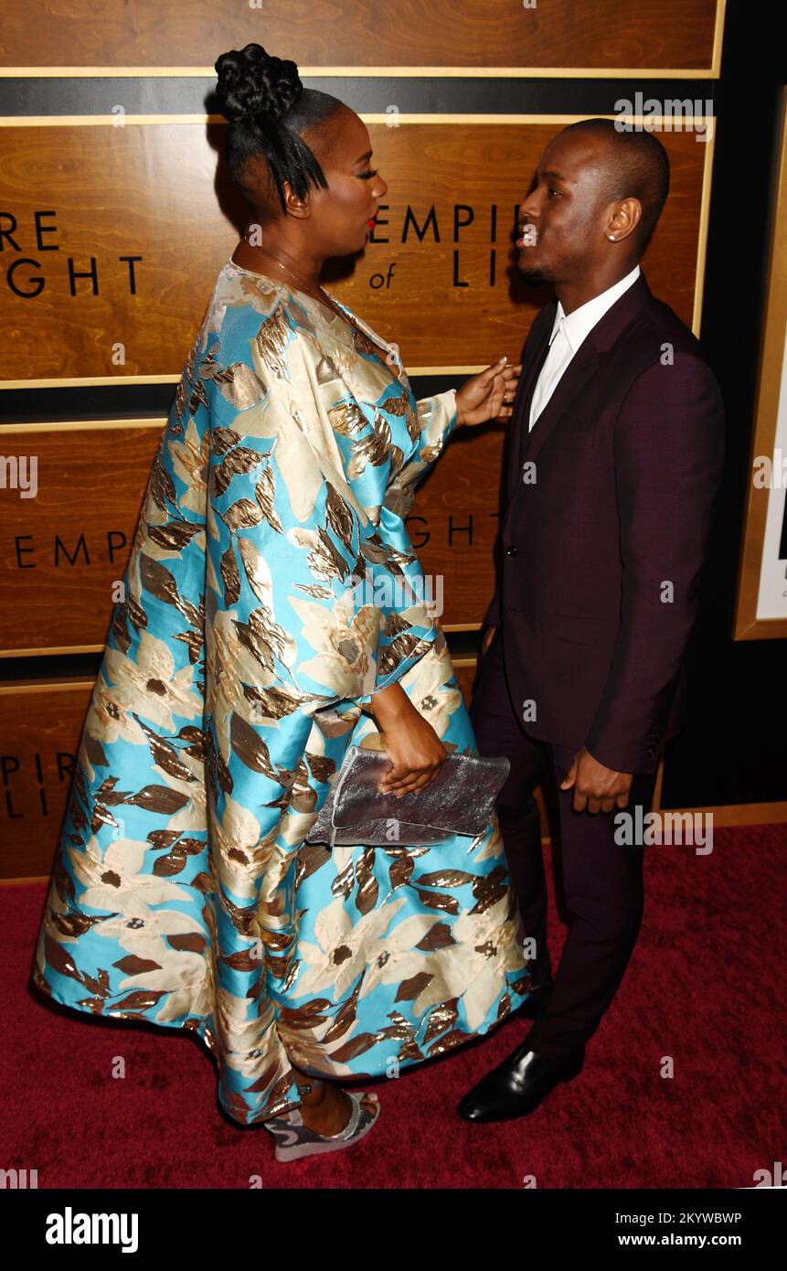 BEVERLY HILLS, CALIFORNIA - DECEMBER 01: (L-R) Tanya Moodie and Micheal ...