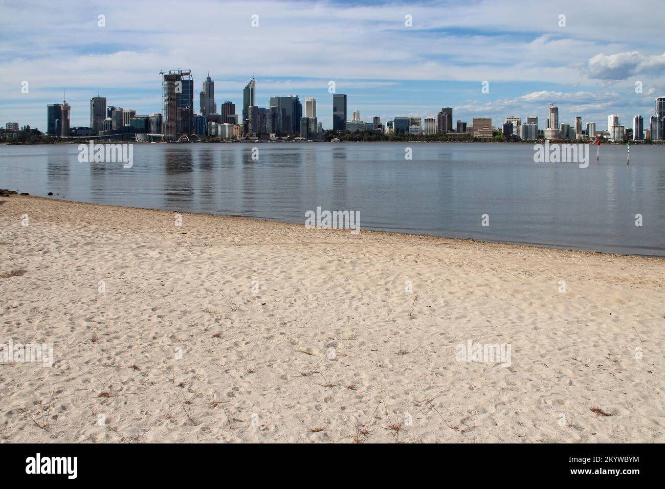 beach and skyline in perth (australia Stock Photo - Alamy