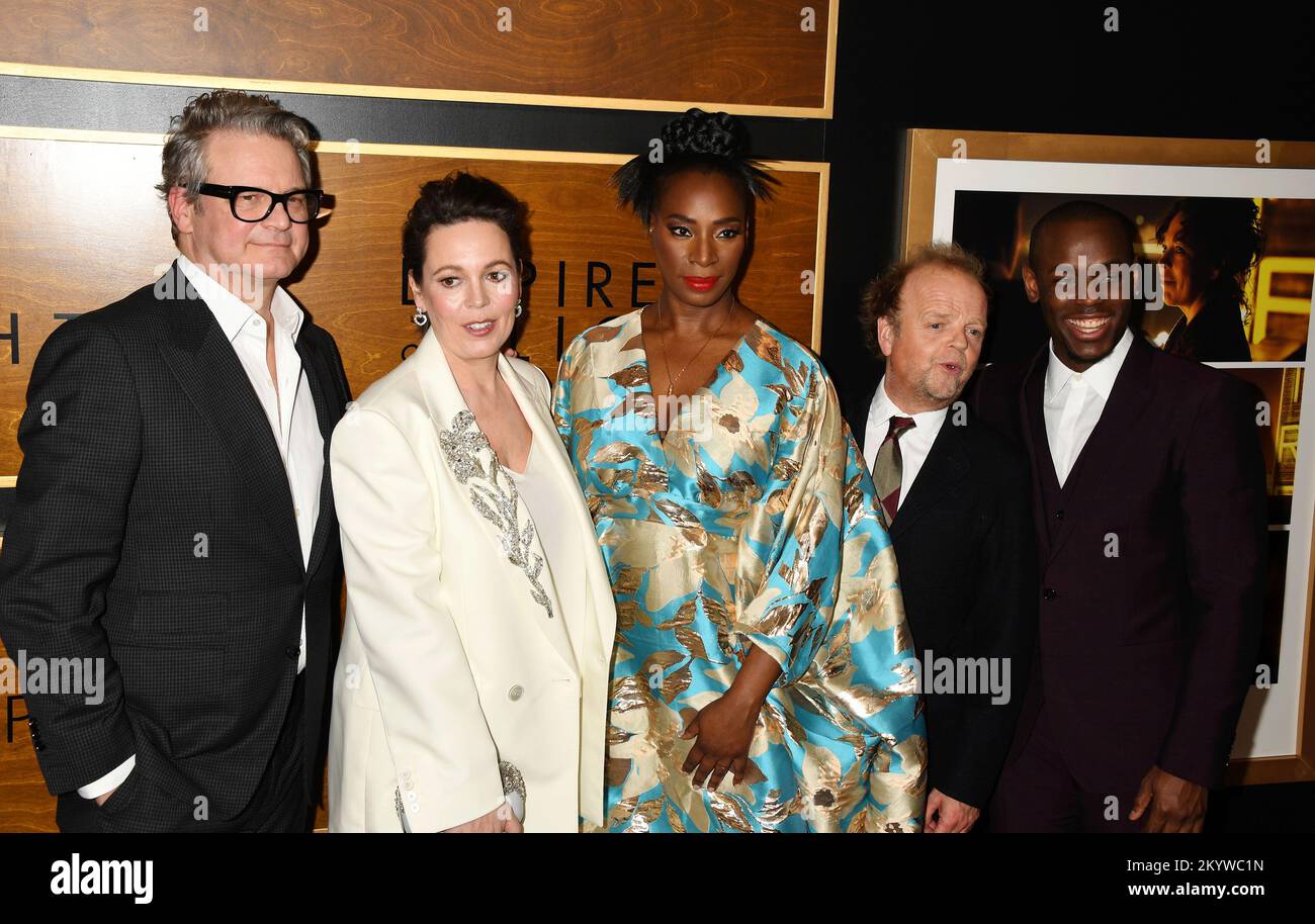 BEVERLY HILLS, CALIFORNIA - DECEMBER 01: (L-R) Colin Firth, Olivia ...