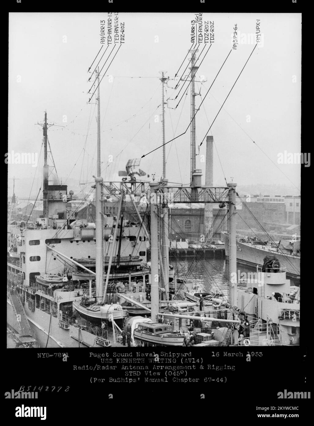 AV-14 Kenneth Whiting [19-NN-AV-14 Kenneth Whiting-142778] , Ships ...