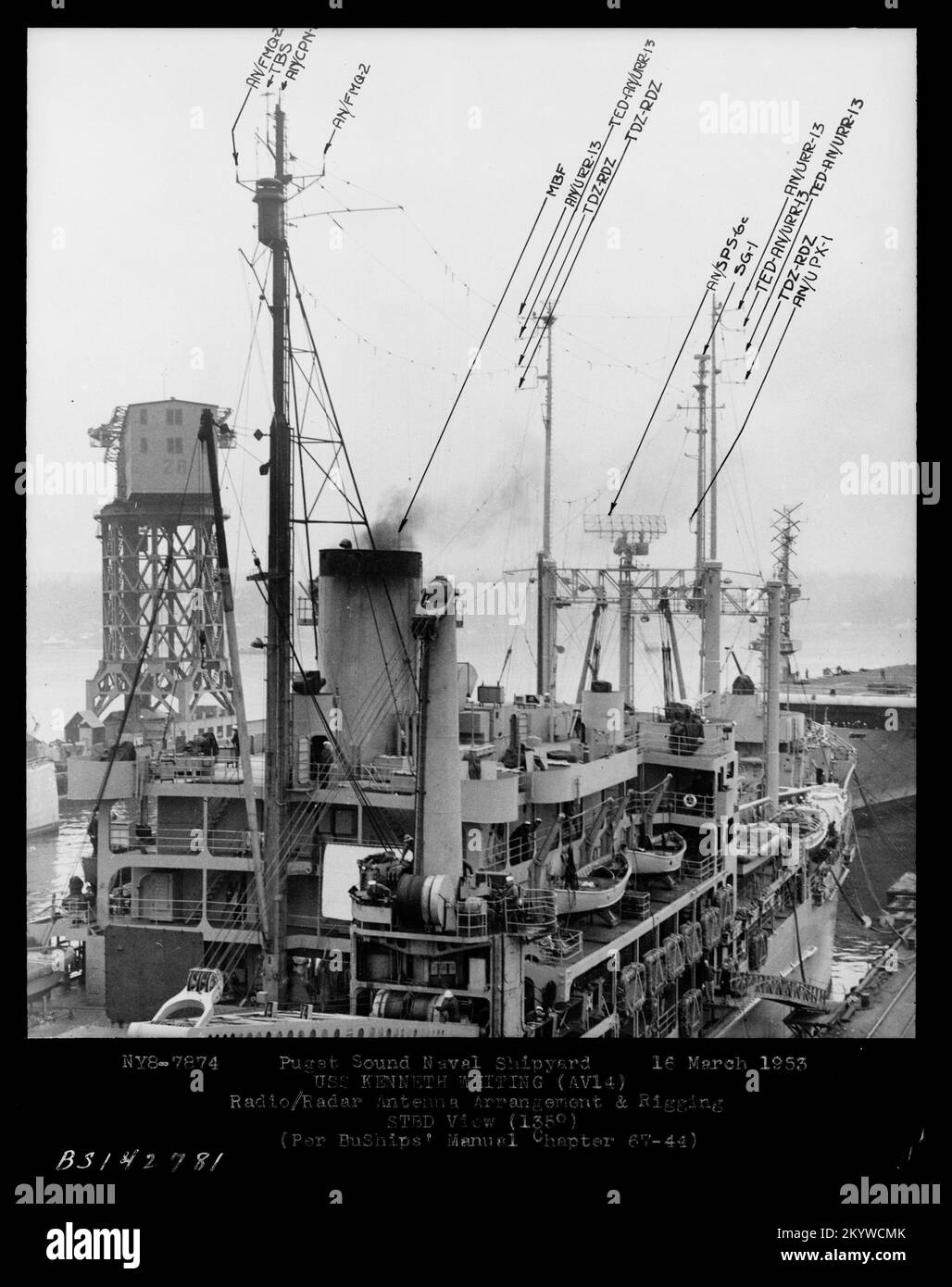 AV-14 Kenneth Whiting [19-NN-AV-14 Kenneth Whiting-142781] , Ships ...