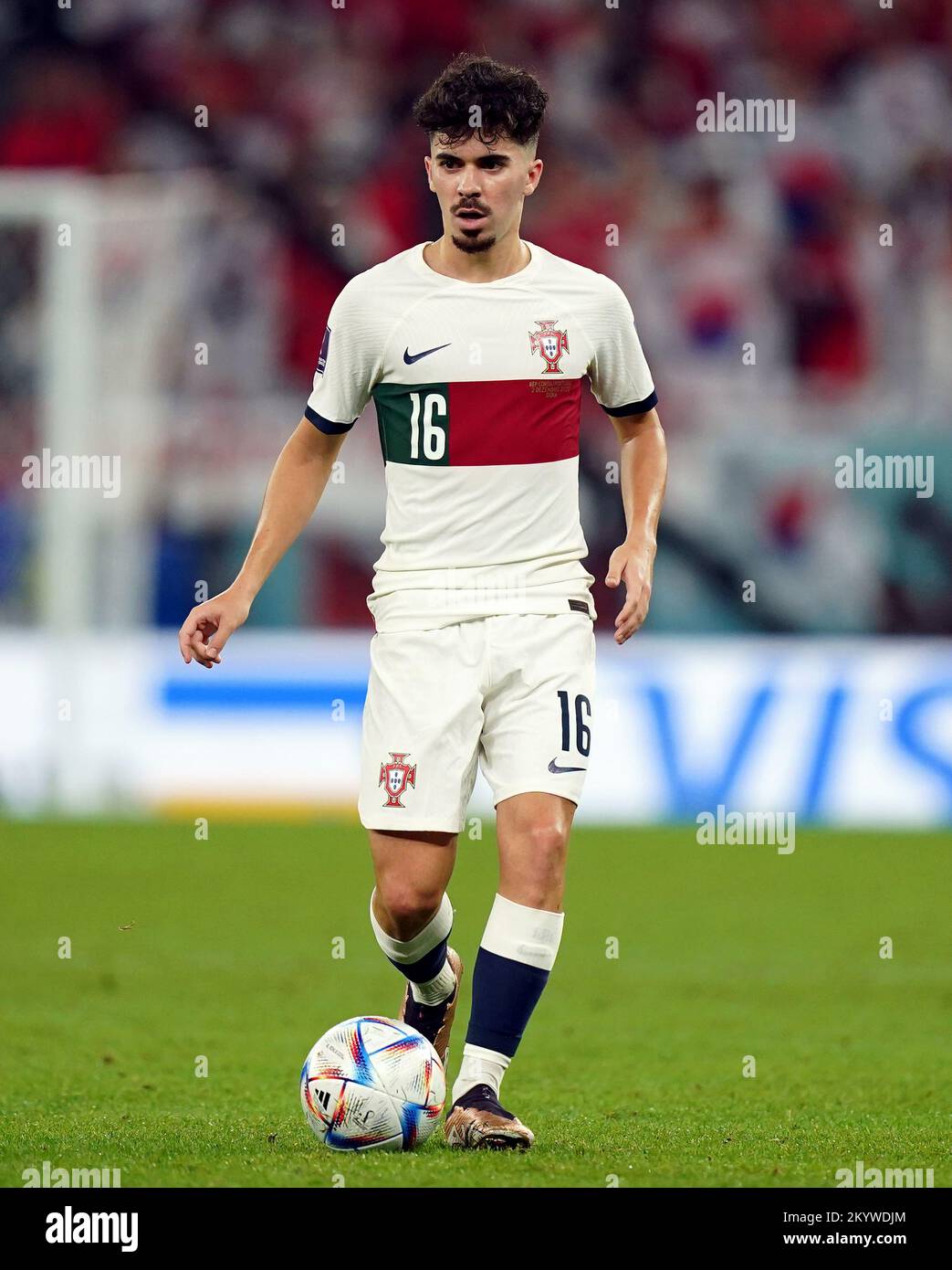 Portugals Vitinha During The Fifa World Cup Group H Match At The