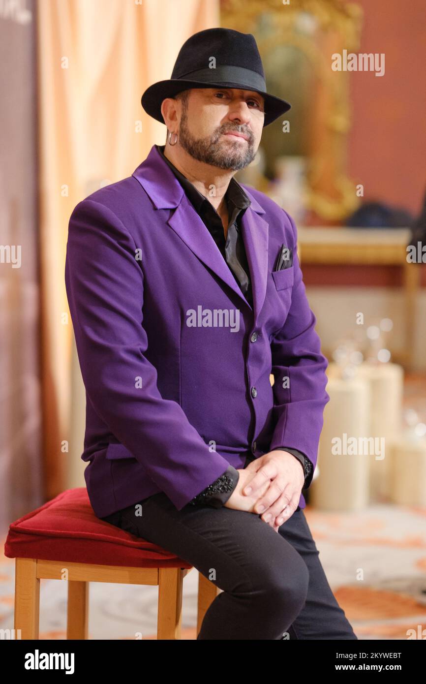 Madrid, Spain. 02nd Dec, 2022. Jose Luis 'Selu' Figueroa, singer of El ...