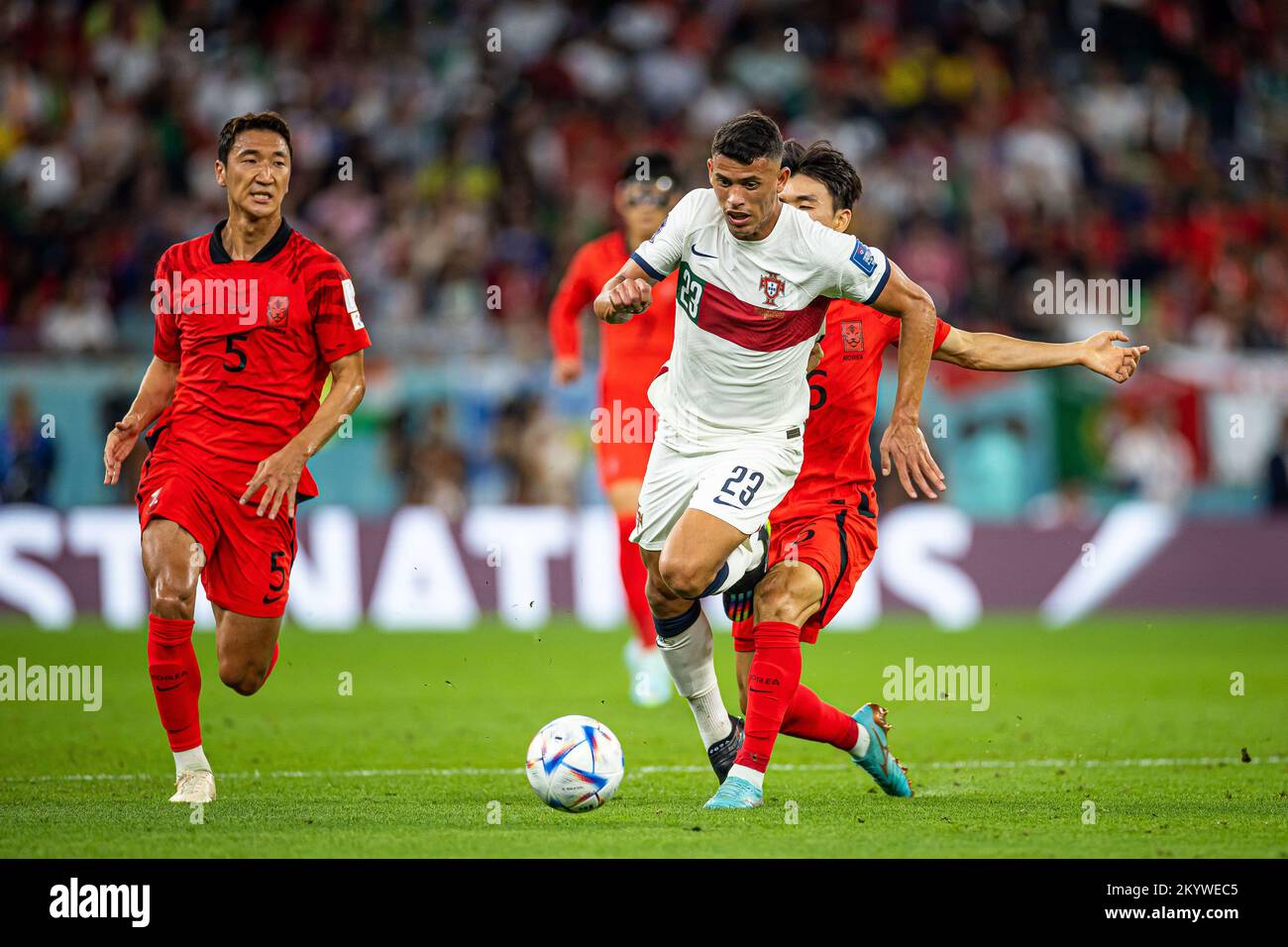 December 2, 2022, DOHA, KATAR: 02.12.2022 KATAR, EDUCATION DOHA STADIUM , PILKA NOZNA ...