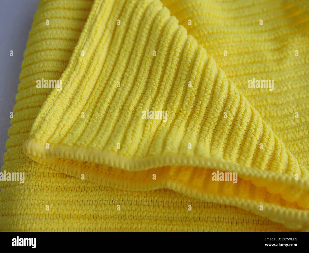 kitchen towel microfiber dissected fiber Stock Photo - Alamy