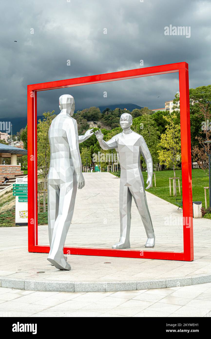 World Mirror - Mirror Man Statue, by South Korean Artist Young-ho Yoo ...