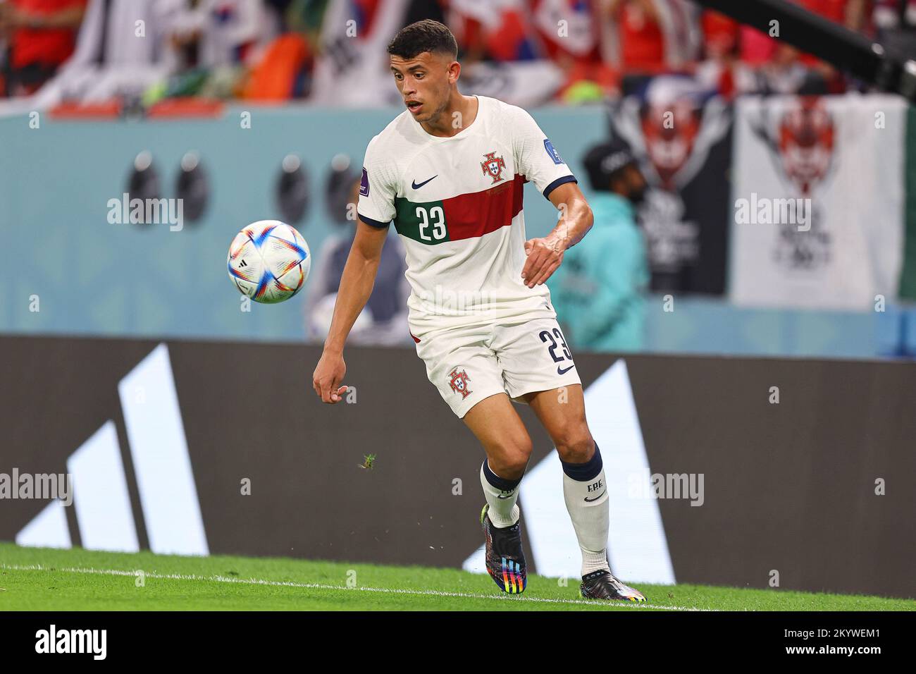 Matheus Nunes during the FIFA World Cup Qatar 2022 Group H match ...