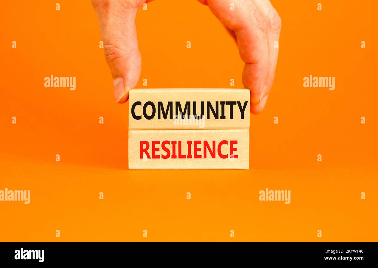 Community resilience symbol. Concept word Community resilience typed on ...