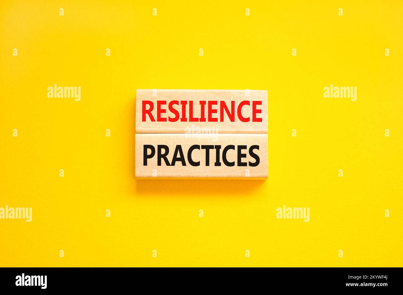 Resilience practices symbol. Concept word Resilience practices typed ...