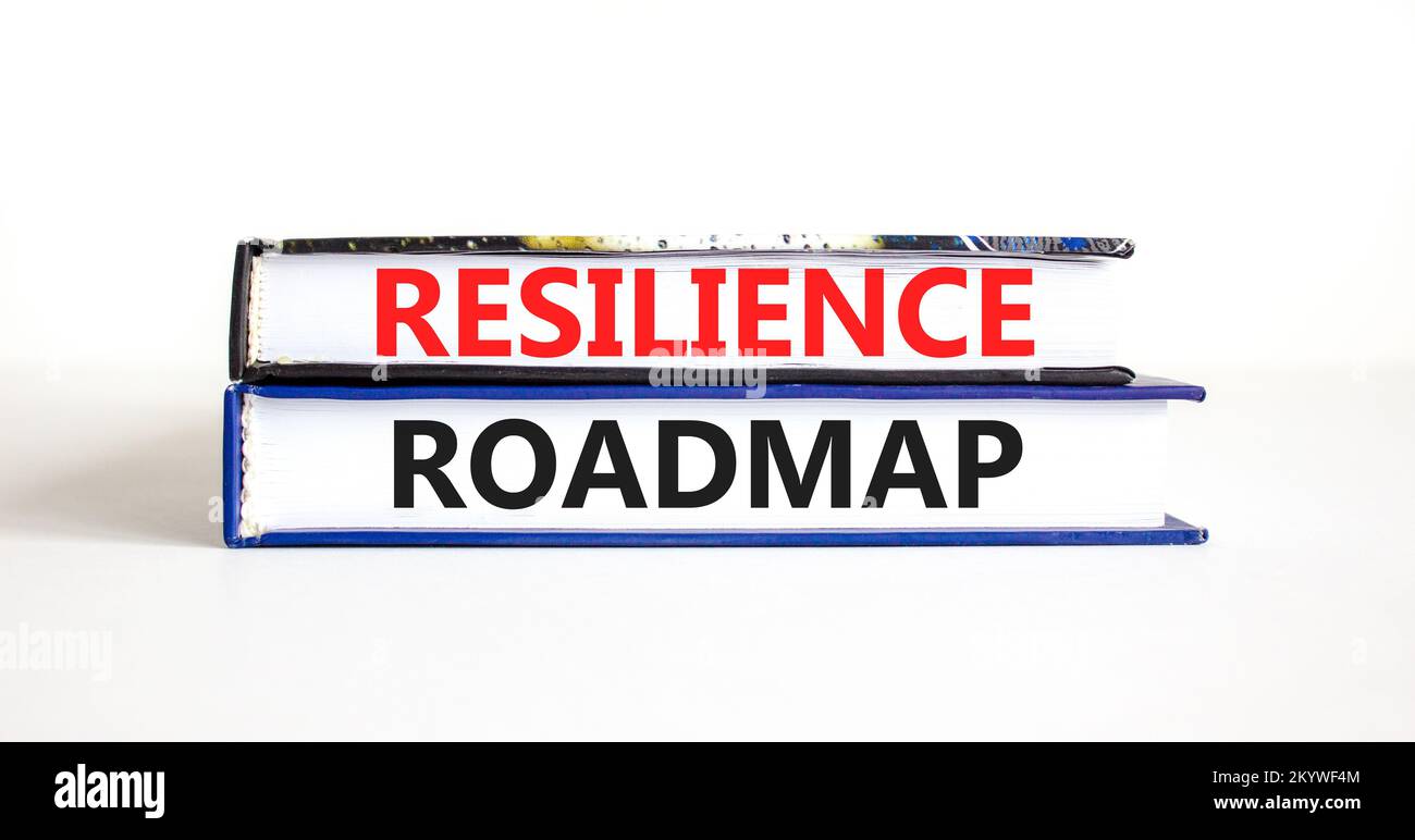 Resilience roadmap symbol. Concept word Resilience roadmap typed on ...