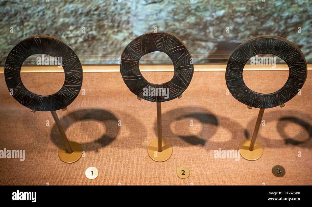 Bronze weights. 2500- 2000 BC Stock Photo - Alamy