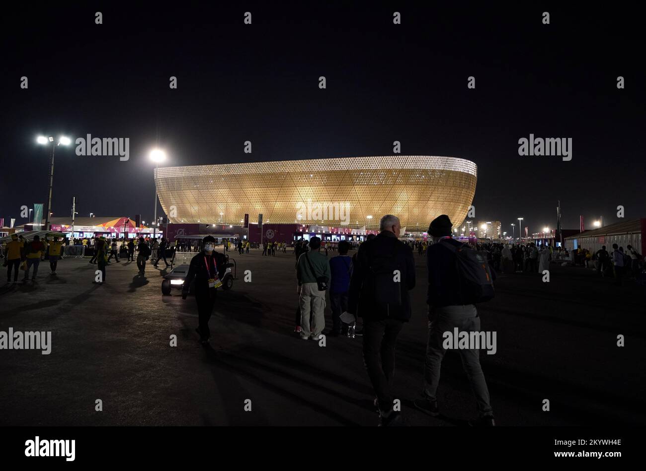 General view outside the ground ahead of the FIFA World Cup Group G ...