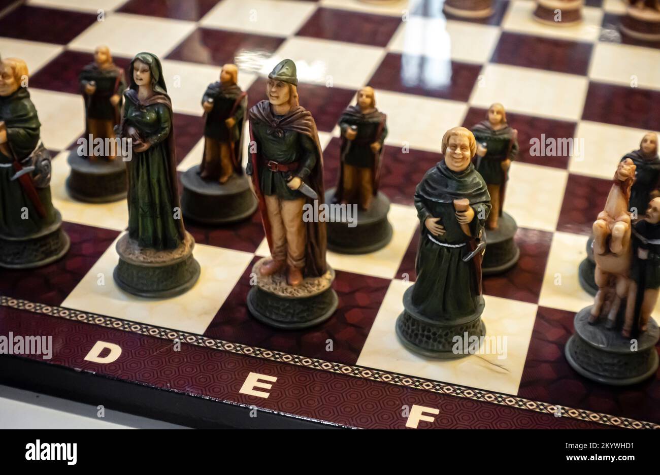 Robin Hood themed English chess set. Chess sets from the U.K. Chess ...