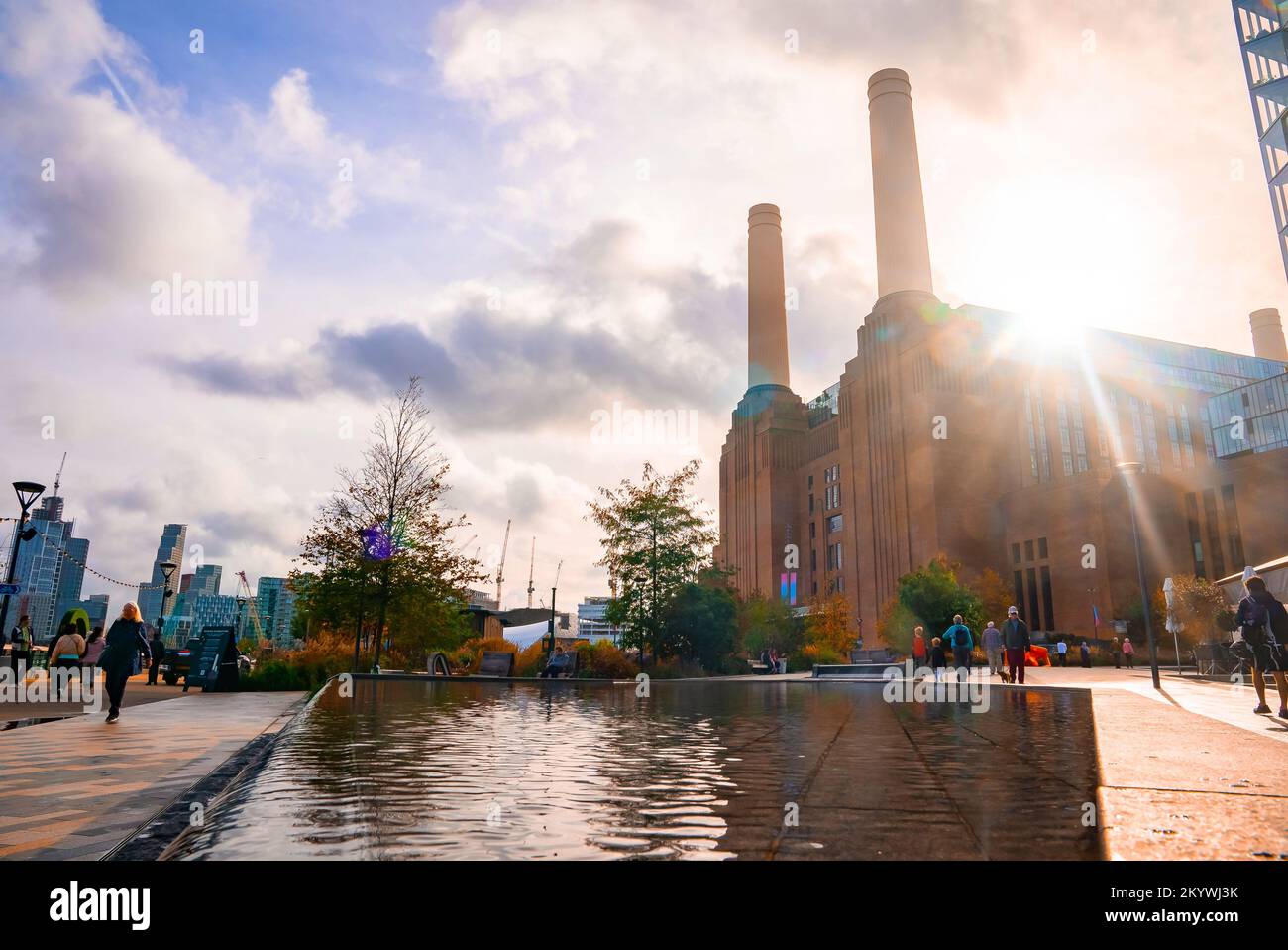 New Battersea Power Station in London England UK operating as a new ...