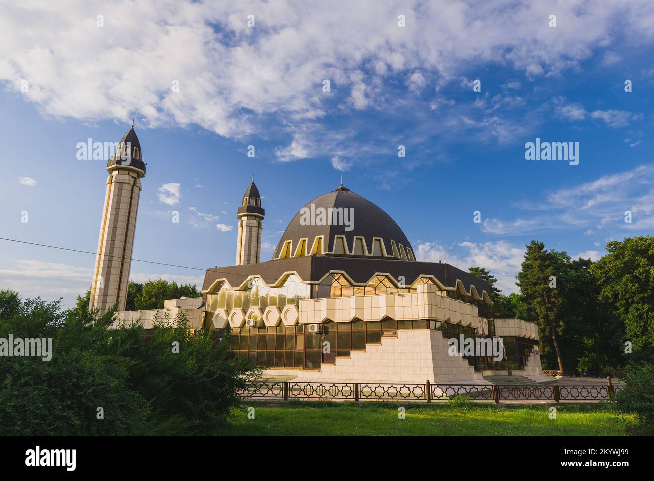 Central Mosque of Nalchik. Nalchik is the capital city of the Kabardino ...