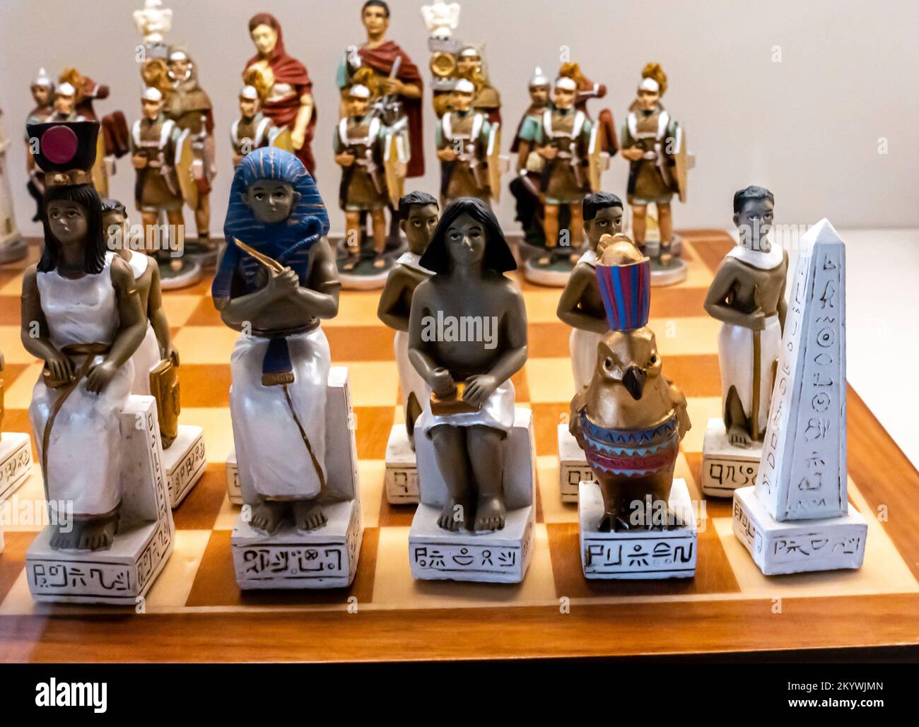 Italian chess set with Nile War theme. Chess sets from Italy. Chess ...