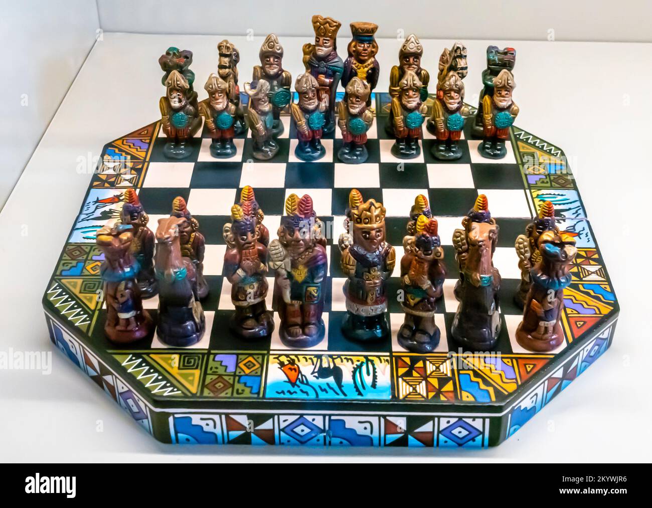 Bolivian chess set. Chess sets from Bolivia. Chess pieces. Chess figure ...