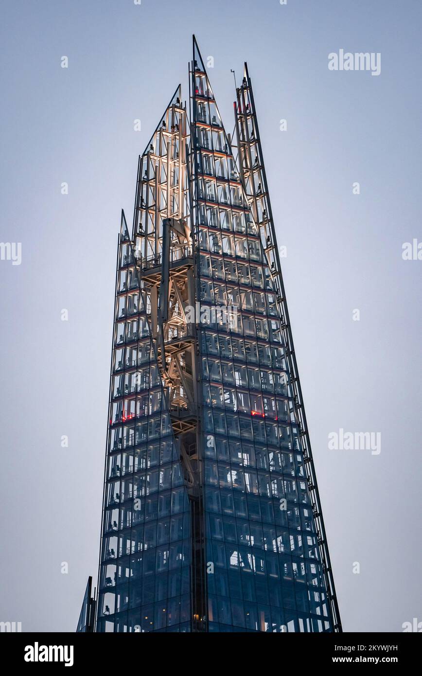 Close up view of the Shard skyscraper in London Stock Photo - Alamy