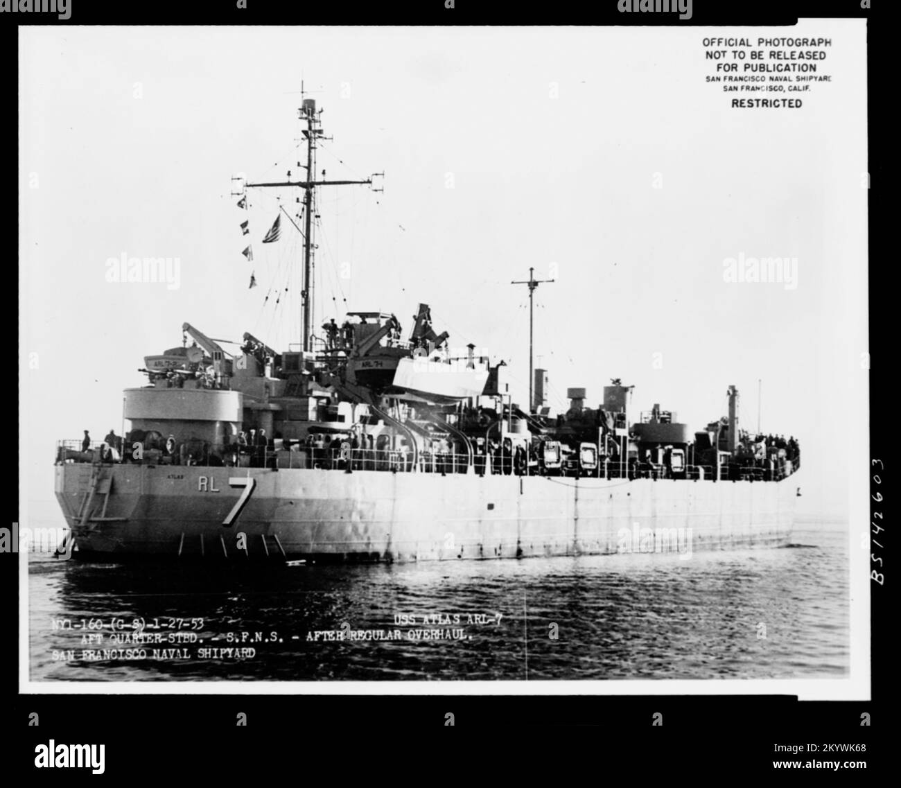 ARL-7 Atlas , Ships, Naval Vessels, Boats, Naval History, Navy Stock ...