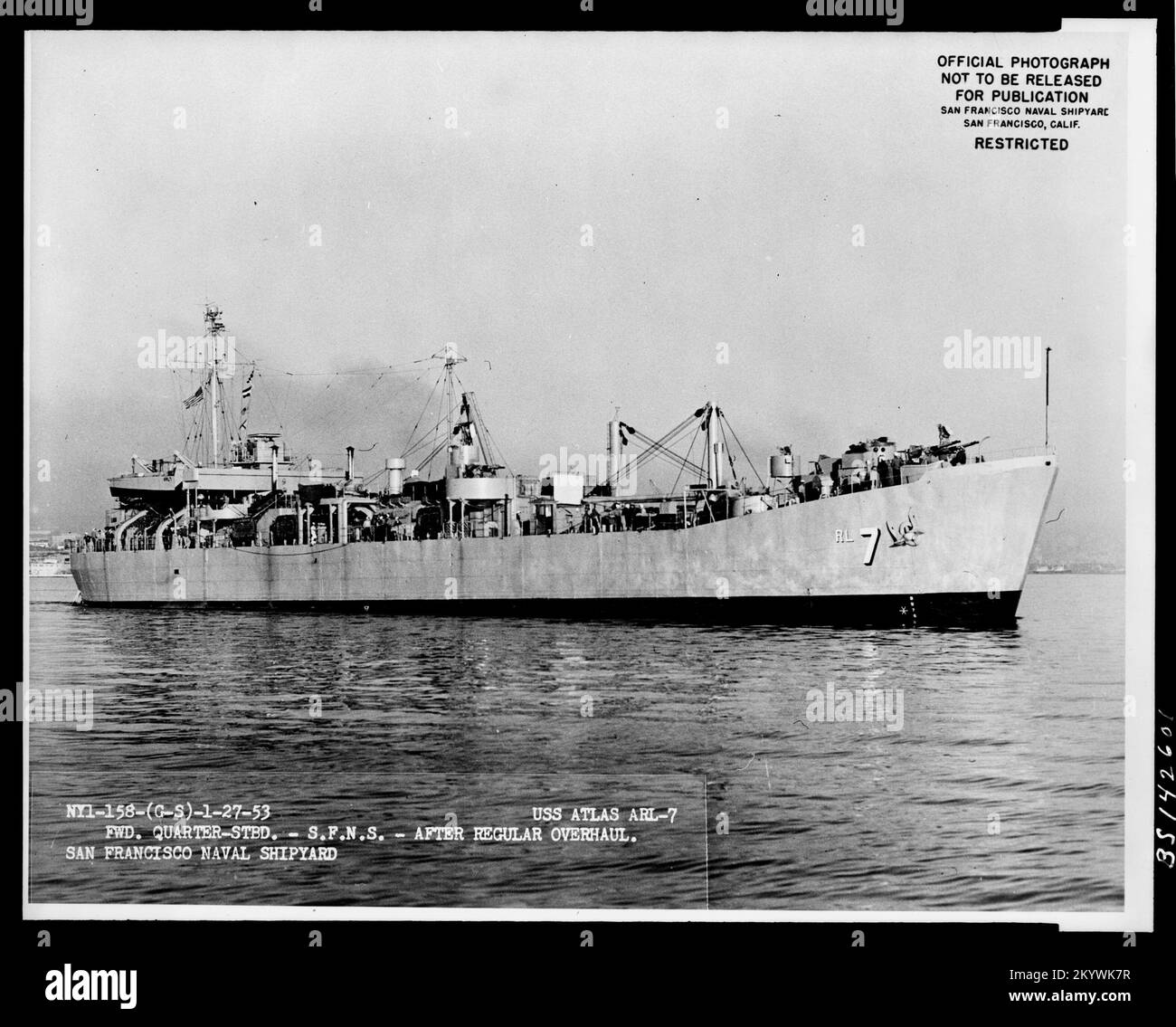 ARL-7 Atlas , Ships, Naval Vessels, Boats, Naval History, Navy Stock ...