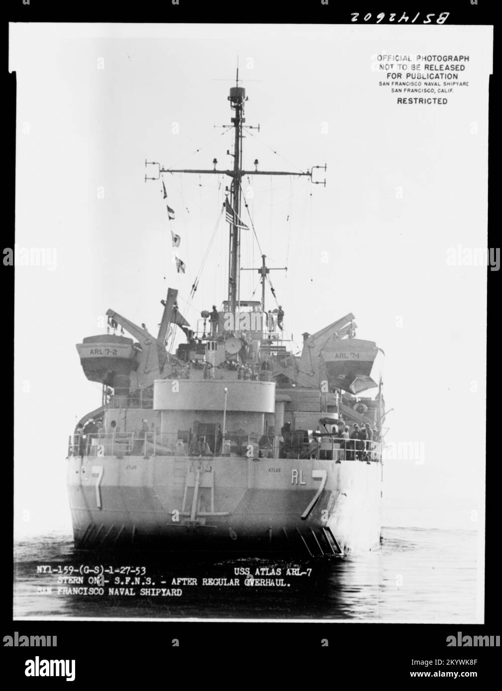 ARL-7 Atlas , Ships, Naval Vessels, Boats, Naval History, Navy Stock ...