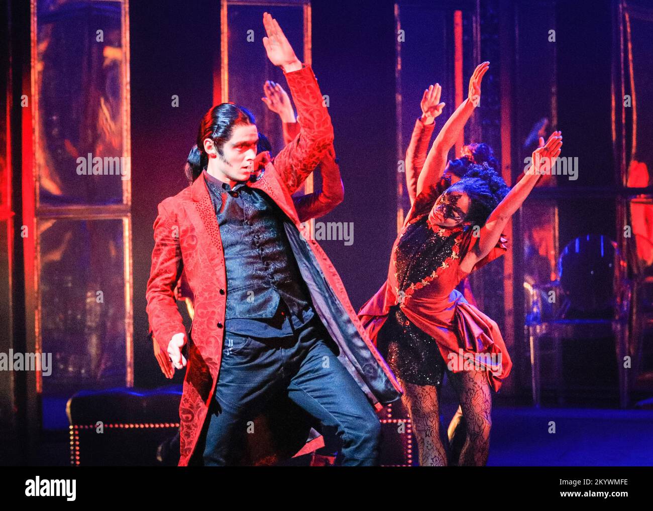 London, UK. 02nd Dec, 2022. The flamboyant and seductively lit Act 4 ...
