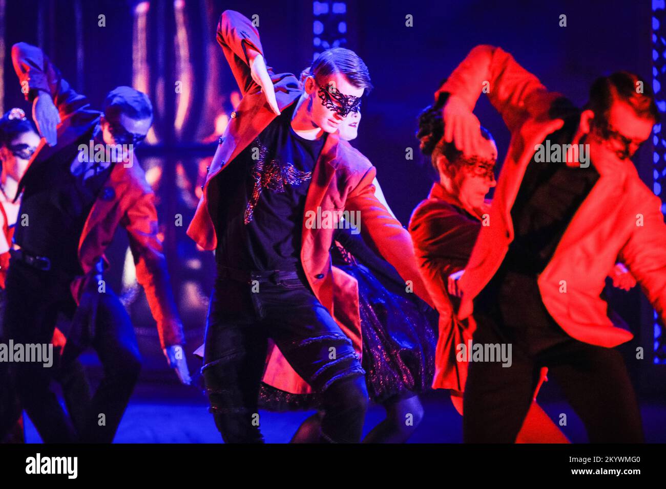 London, UK. 02nd Dec, 2022. The flamboyant and seductively lit Act 4 ...