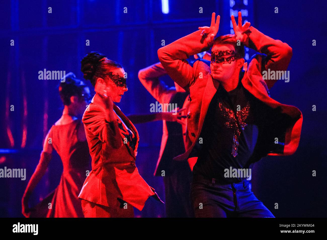 London, UK. 02nd Dec, 2022. The flamboyant and seductively lit Act 4 ...