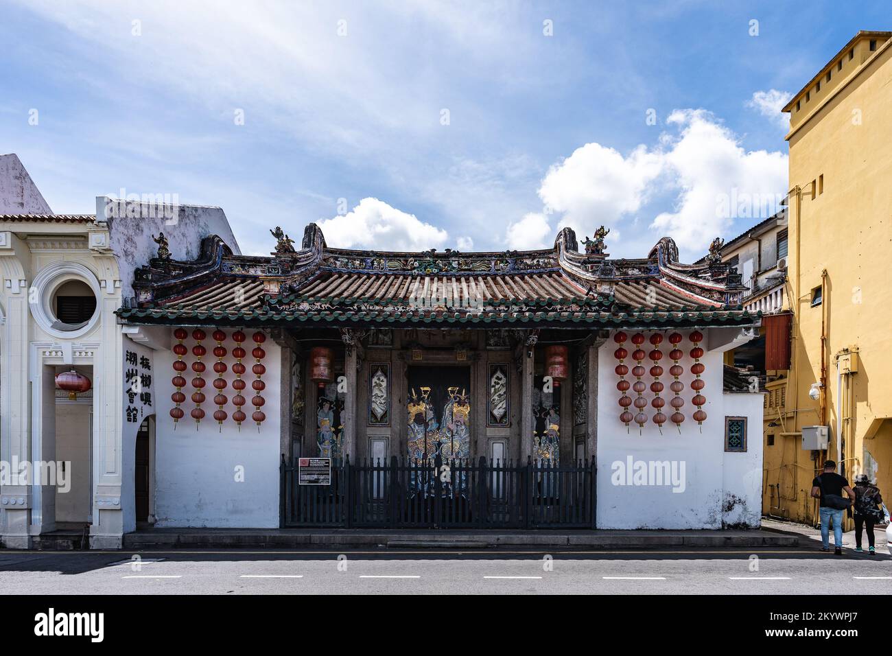 ancient Chinese buddhist temple in Georgetown Penang, Malaysia Stock ...